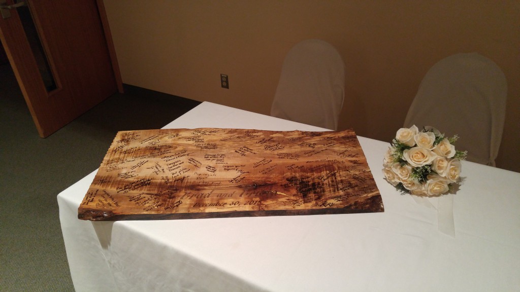 Wedding Guest Signing Plaque | Pine Ridge Outdoors – Winnipeg Manitoba ...